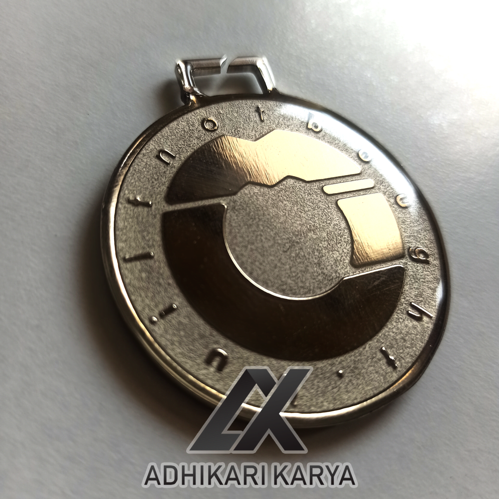 Pin Bulat Stainless Custom - Adhikari Karya